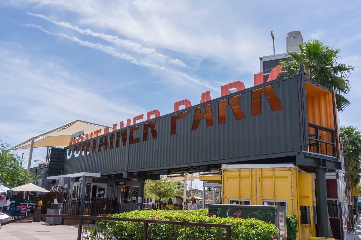 Downtown Container Park | OnePartyBusVegas
